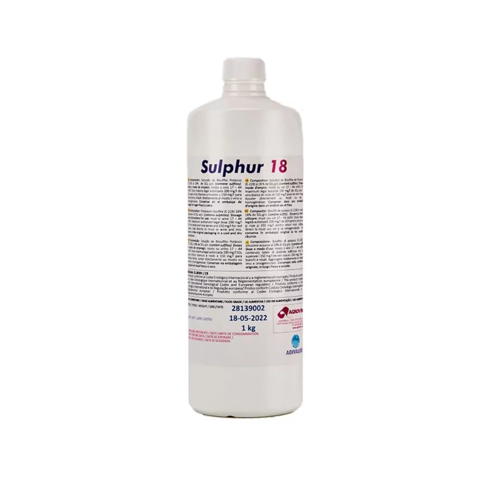 UtilVinificatie - Sulphur 18 (1kg)