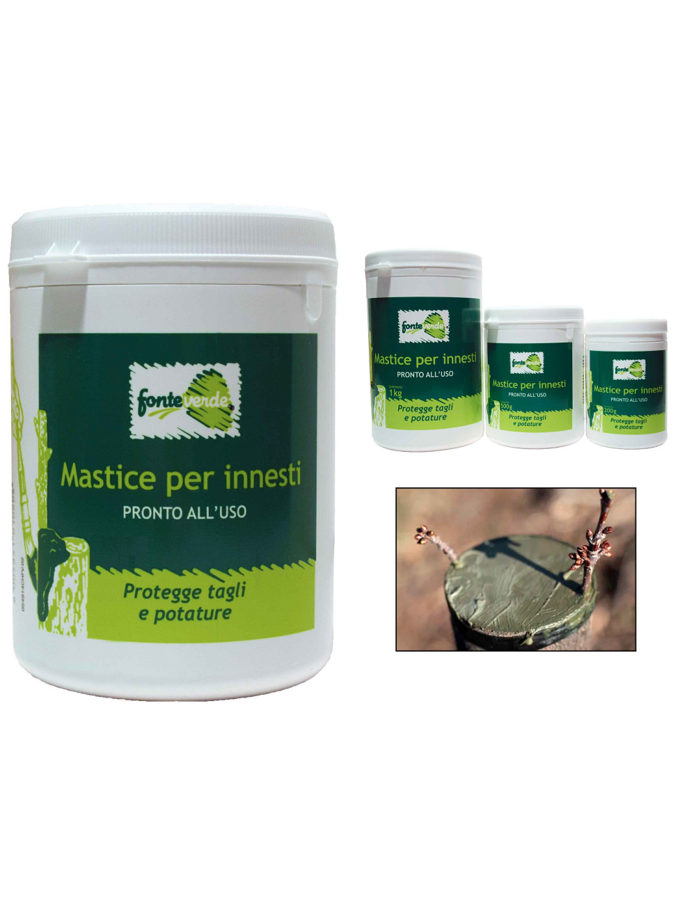 UtilVinificatie - Mastic altoire si cicatrizare Fonte Verde Cantitate 200 g